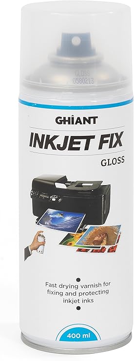 Ghiant Inkjet Fixative Spray 400ml Gloss : Amazon.co.uk: Home & Kitchen
