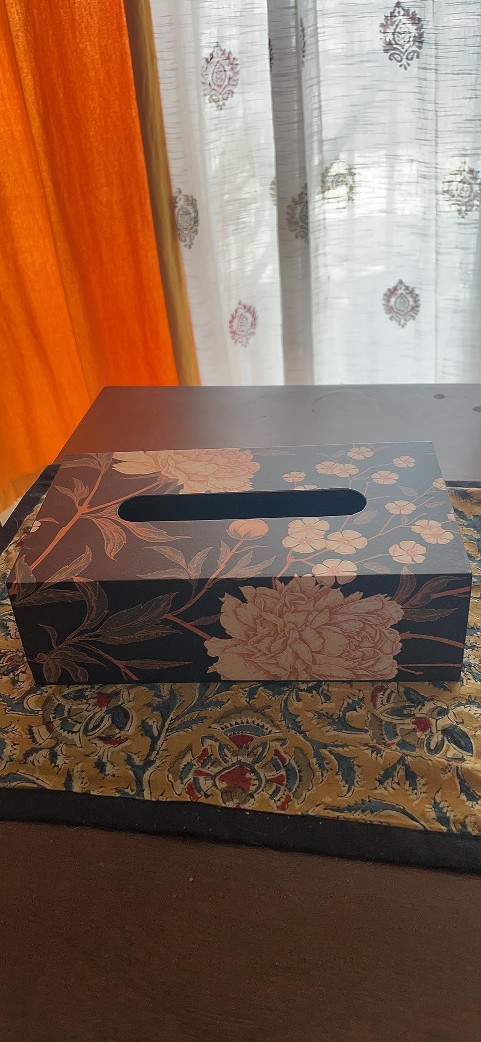 Reinvention Factory Printed Wooden Tissue Box Holder(9 x 5 inch ...