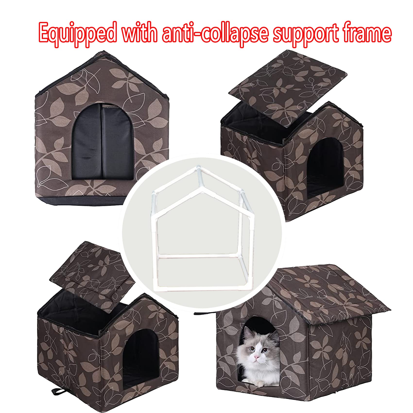Snapklik.com : Cat Houses For Outdoor Cats, Weatherproof Outdoor House ...