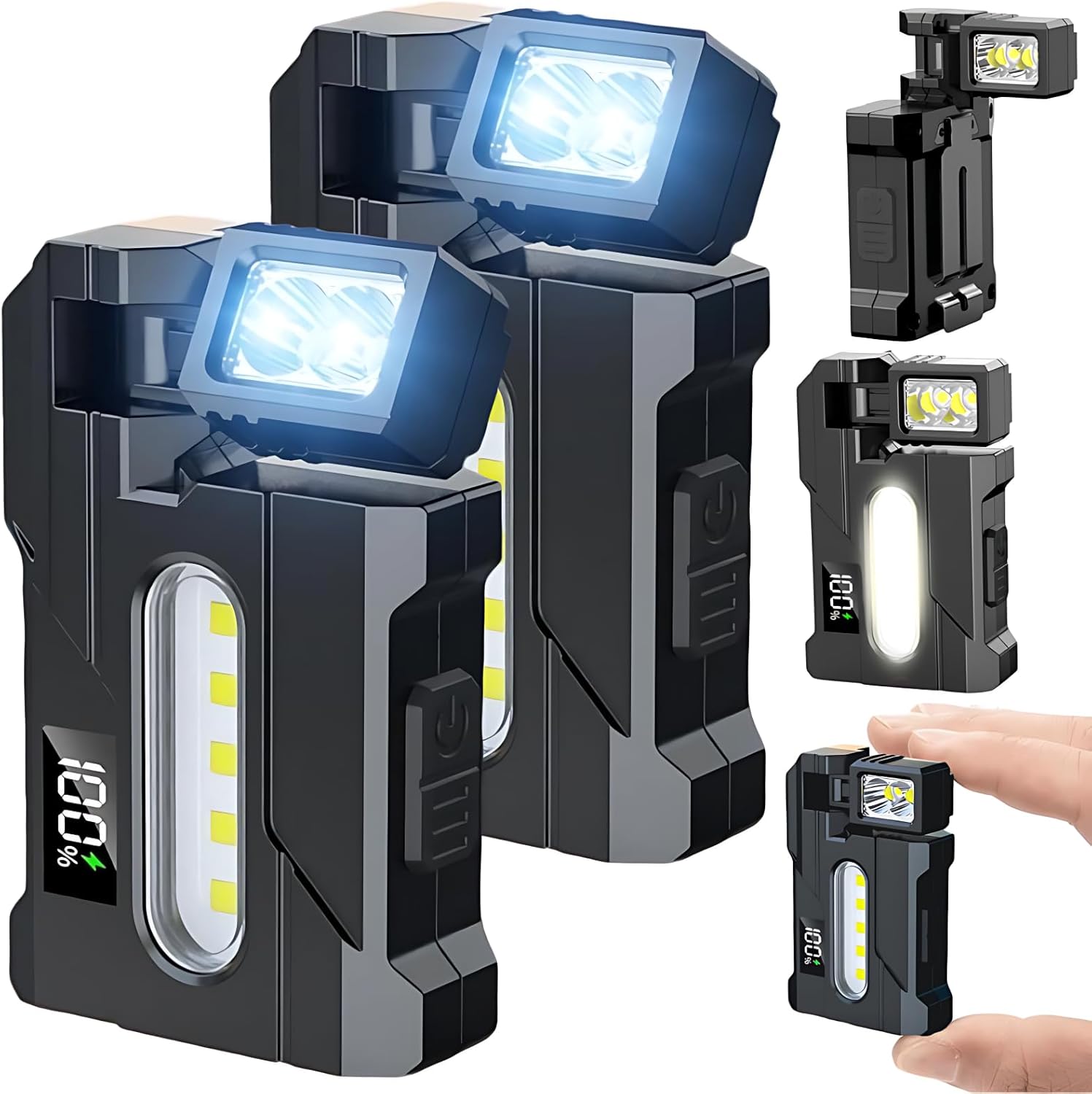 Amazon.com: G5 EDC Flashlight 400 Lumens – 2PCS Super Bright 3 Modes ...