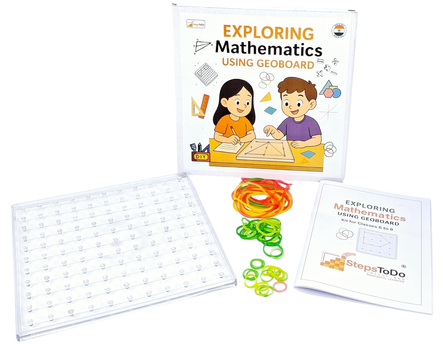 StepsToDo Exploring Mathematics Using Geoboard – Hands-on Math Teaching ...