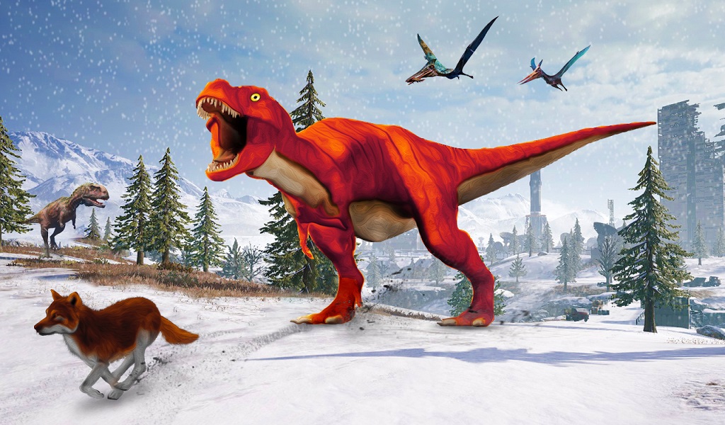 Wild Dinosaur Hunting Game - jurassic dinosaur hunting - dino hunter ...