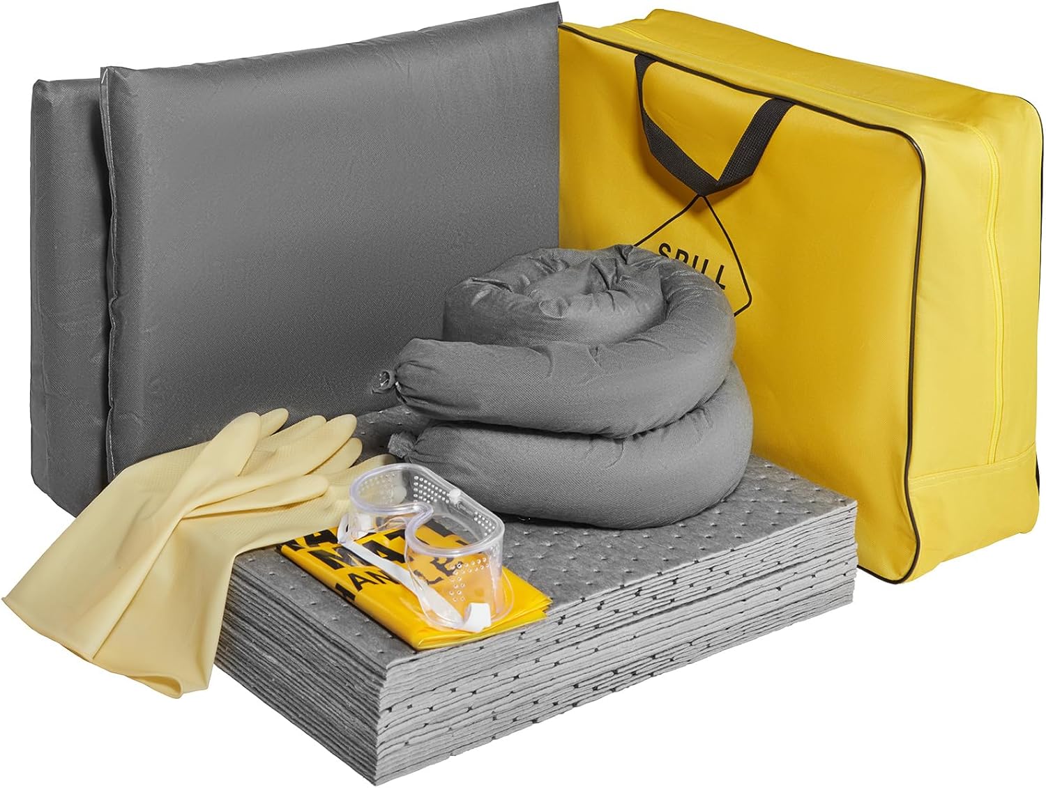 Amazon.com: VEVOR 43 PCS Universal Spill Kit, Spill Control Supplies ...