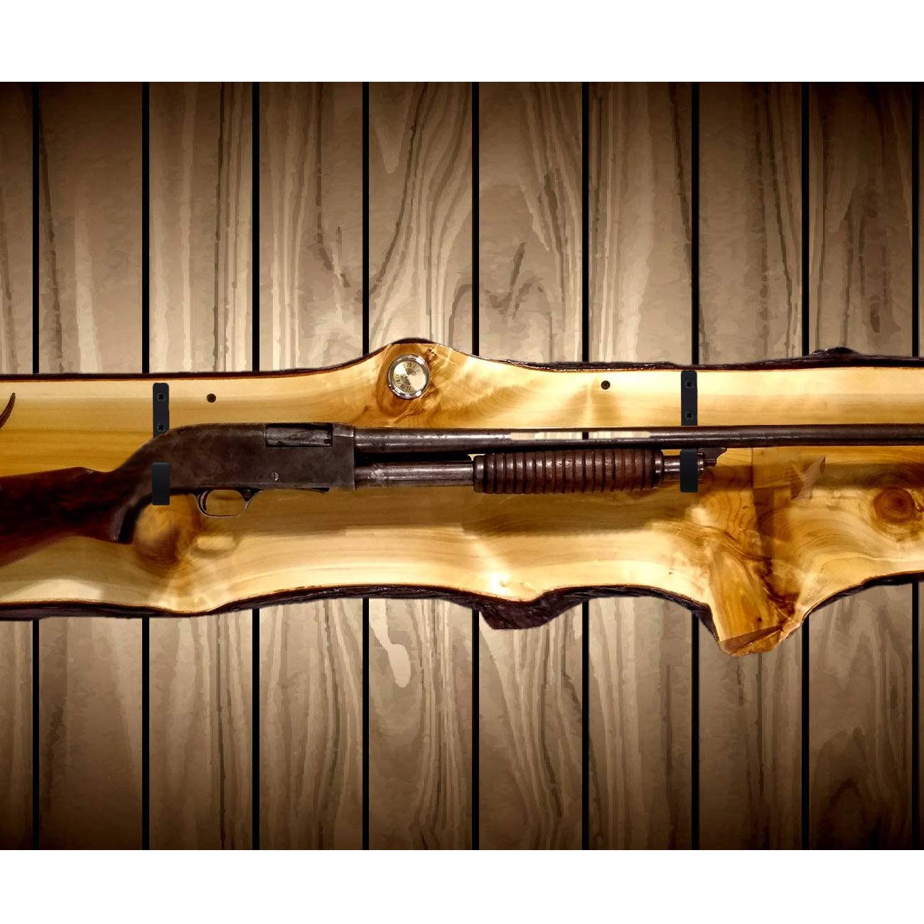 Snapklik.com : Mind And Action Horizontal Metal Gun Rack And Shotgun ...