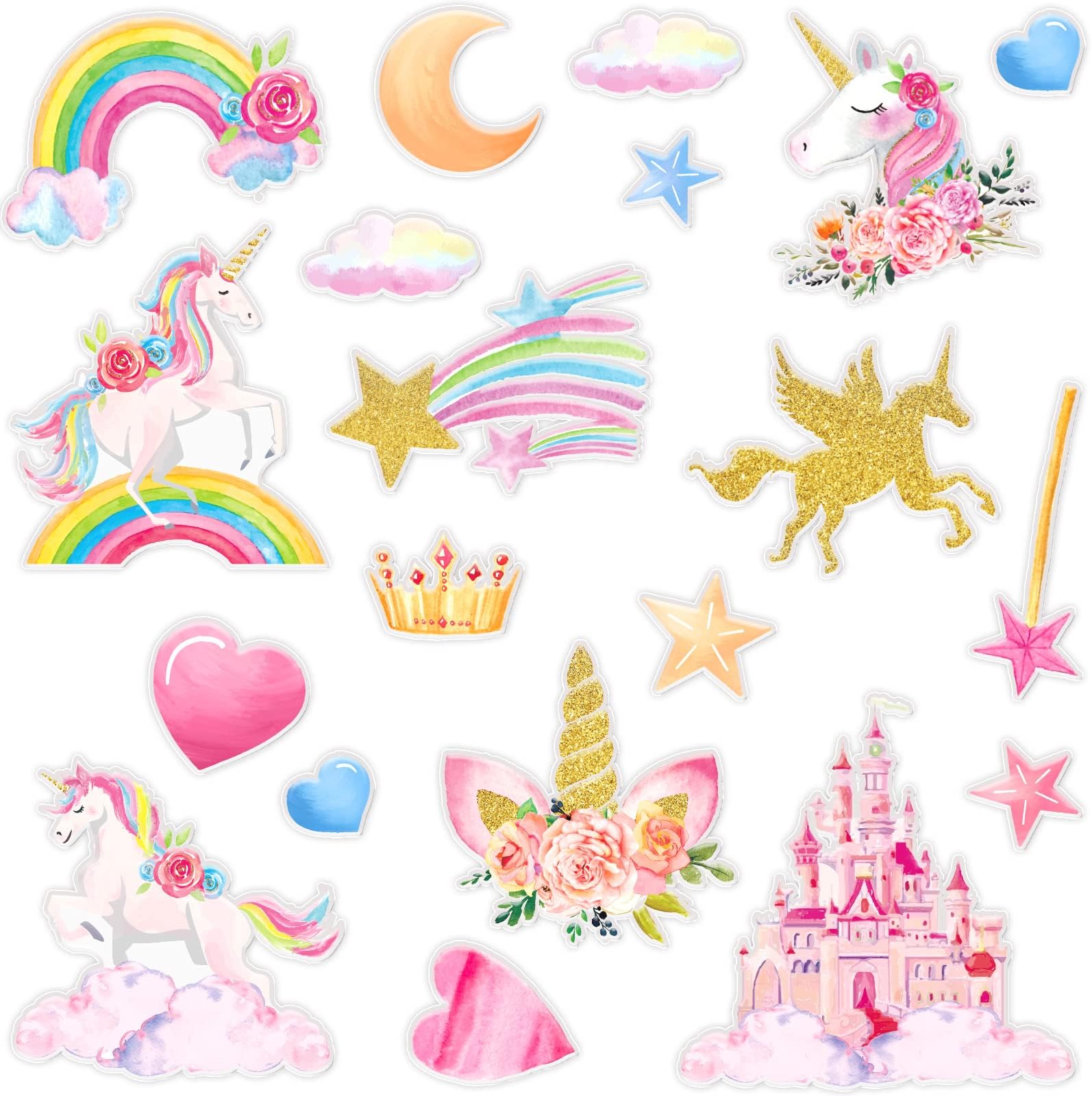 Amazon.com: ABC Gel Window Clings Alphabet and Letters Thick Gel Clings ...