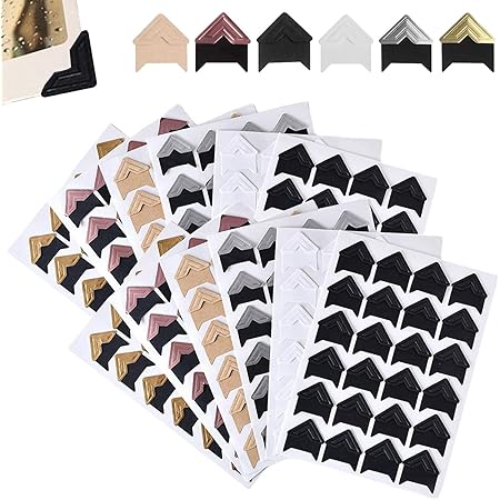 Photo Corners Self Adhesive, 288Pcs Photos Mounting Sticker Photo ...