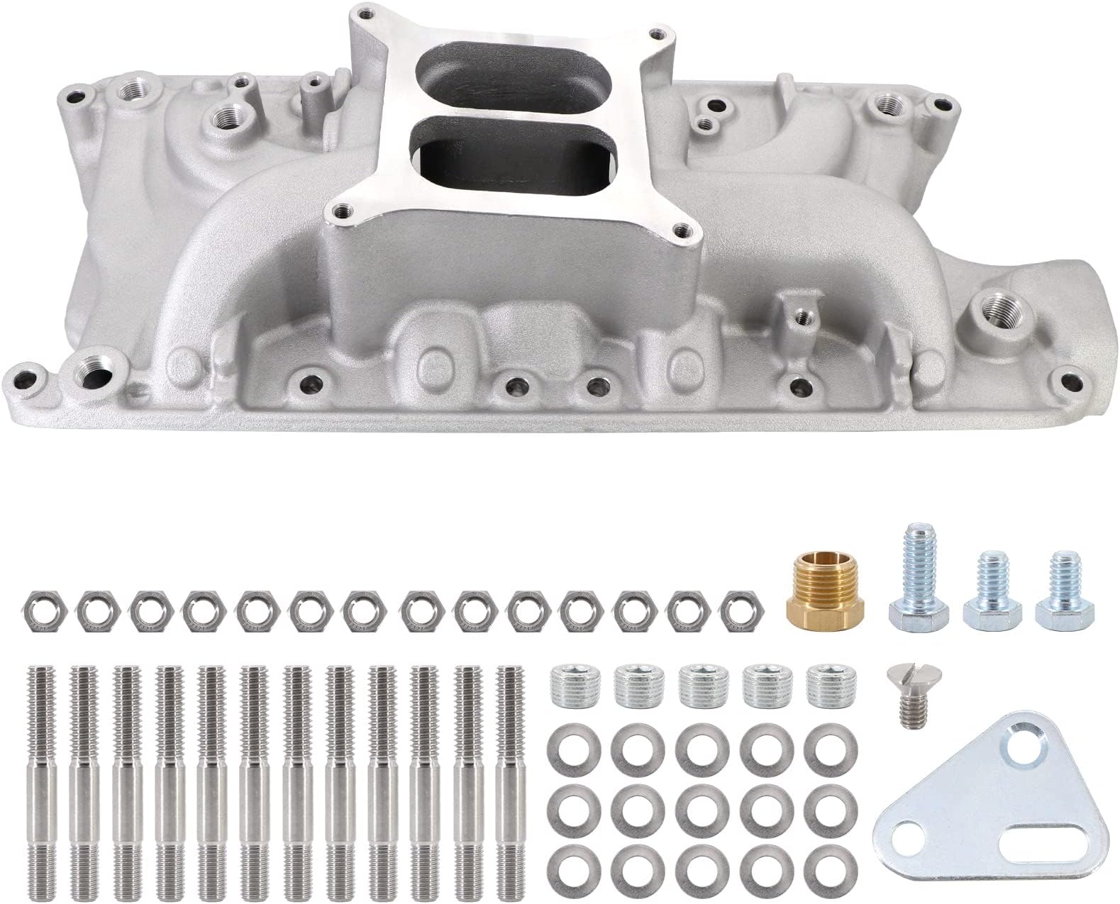 Amazon.com: Assault SBF Small Block Ford 351W Windsor Aluminum Dual ...