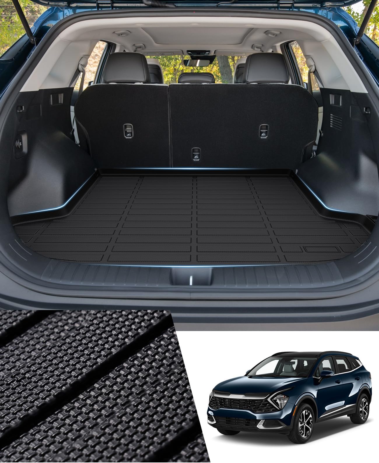 Amazon.com: Sunsdrew Cargo Liner for 2023 2024 2025 Kia Sportage ...