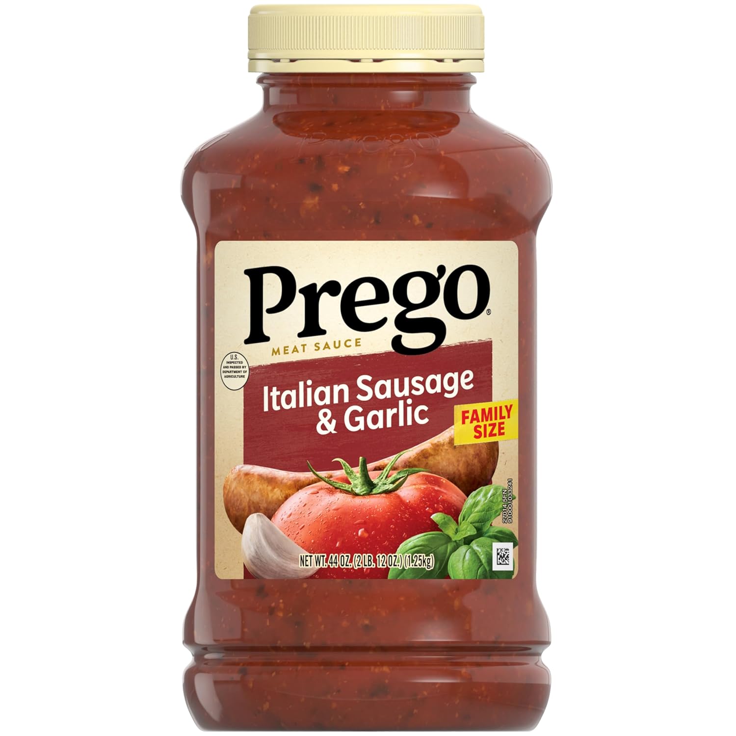 Amazon.com: Prego Italian Sausage and Garlic Meat Sauce, 44 oz Jar