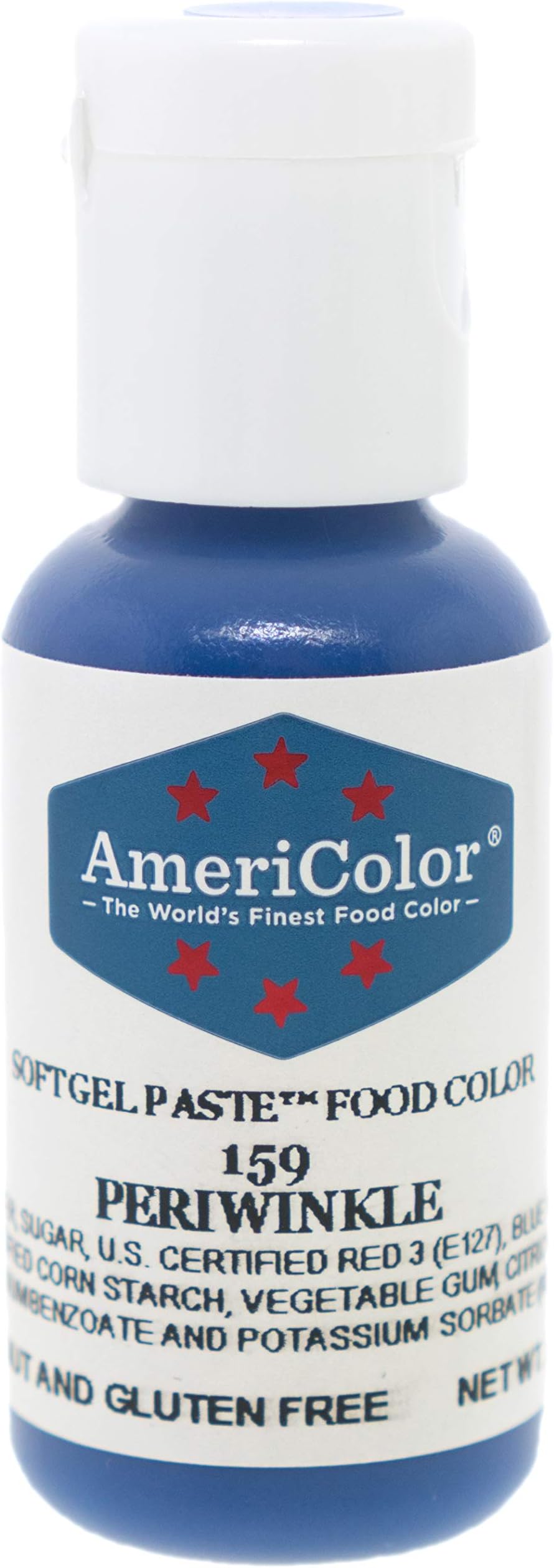 Amazon.com : AmeriColor Soft Gel Paste Food Color, Periwinkle, 0.75 ...