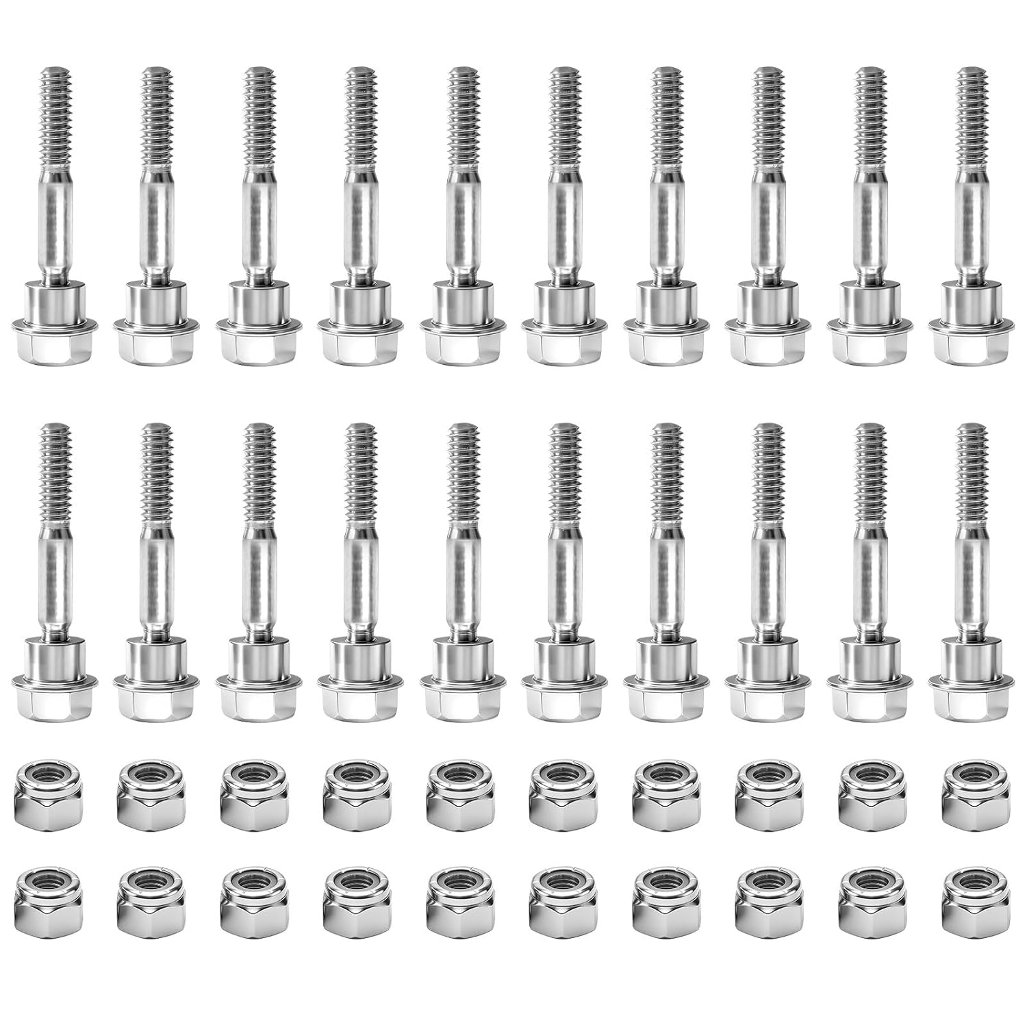 Amazon.com: ZHONGXIA 20-Pack 580790401 Shear Bolts & Nuts Kit ...