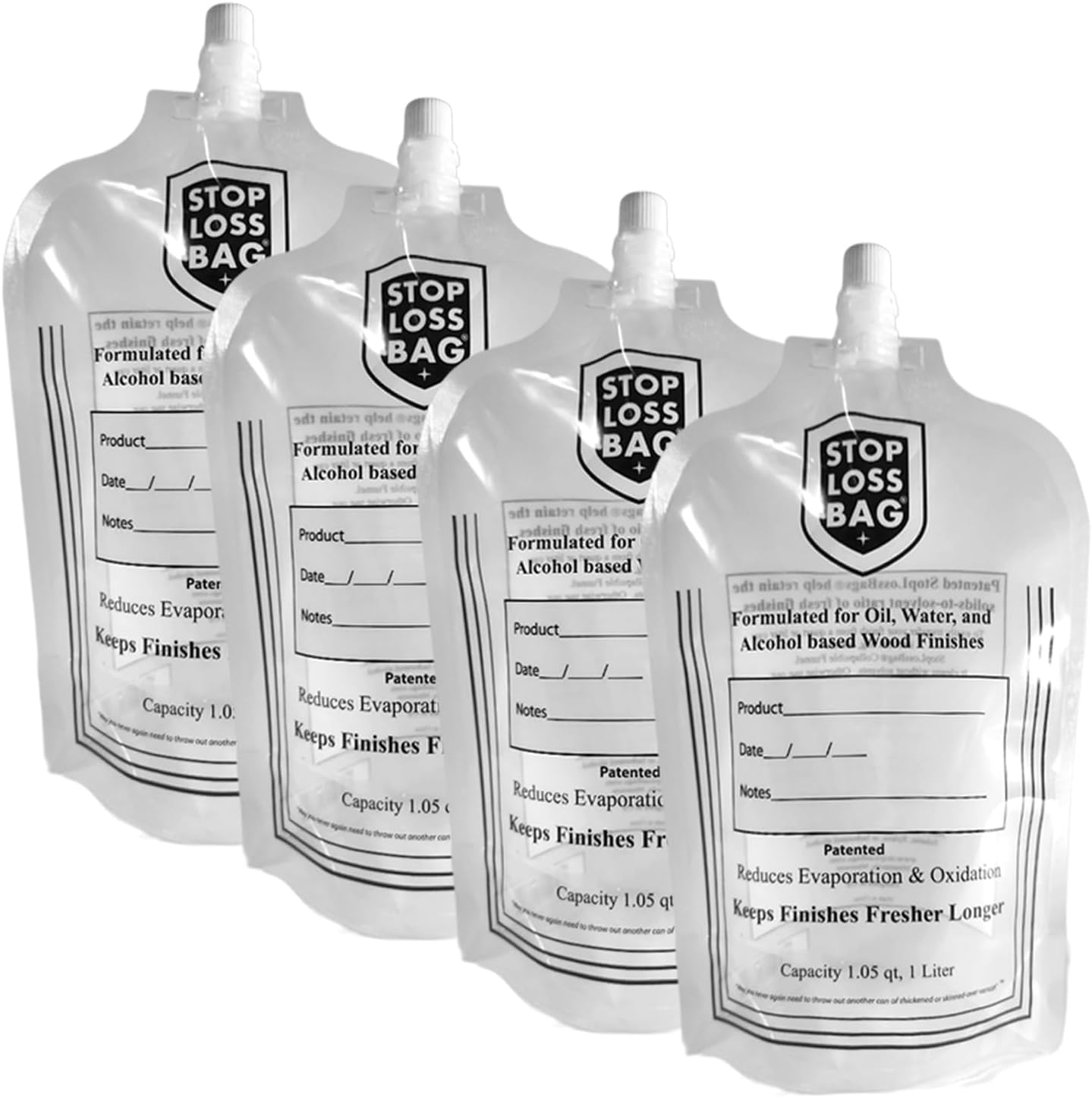 Amazon.com: StopLoss Bags 4-Pack - Transfer, Dispense, Mix, Preserve ...