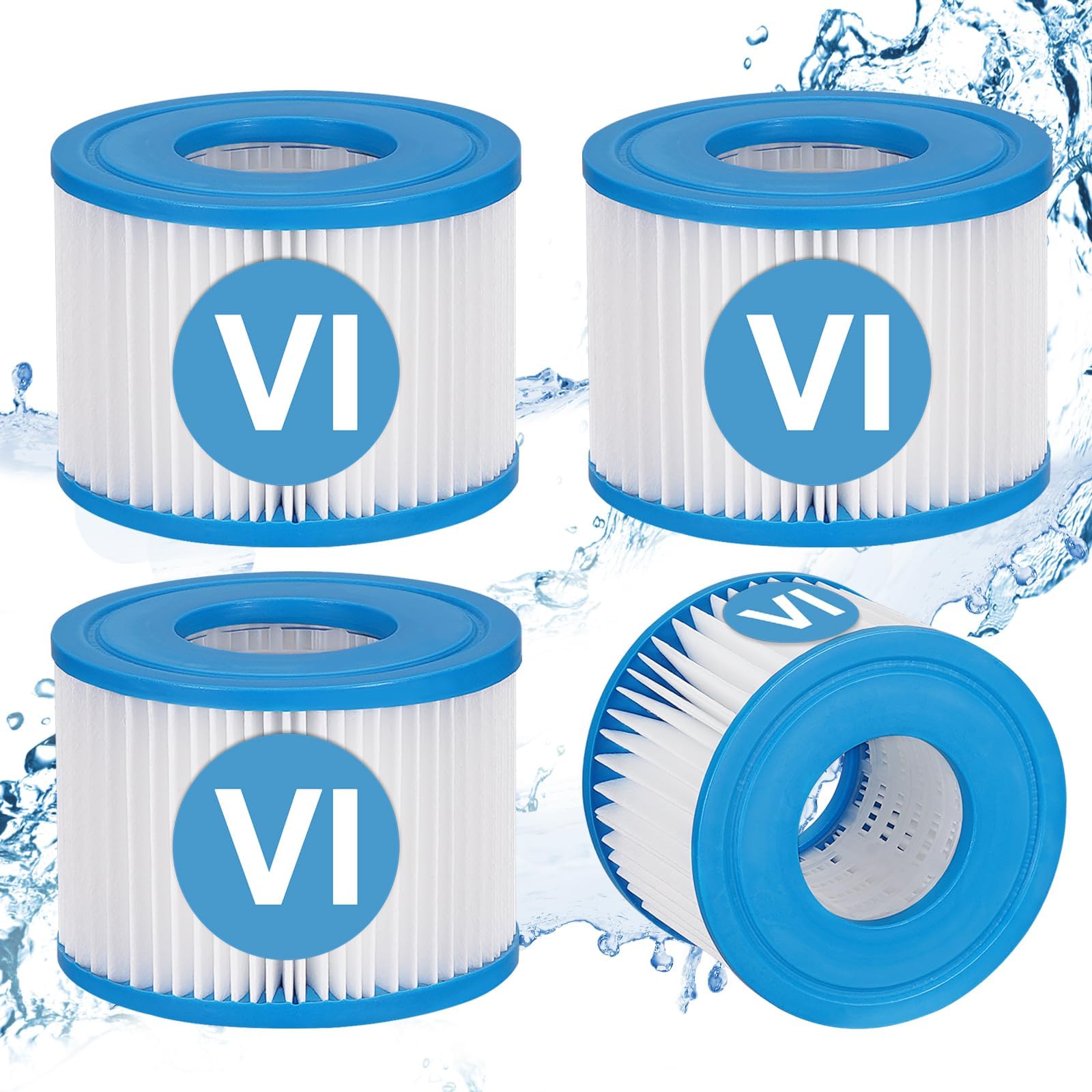 Amazon.com : LVJUSEN Type VI Hot Tub Filter Replacement Compatible with ...