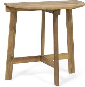 Amazon.com: Great Deal Furniture Bistro Table, Natural Finish : Patio ...