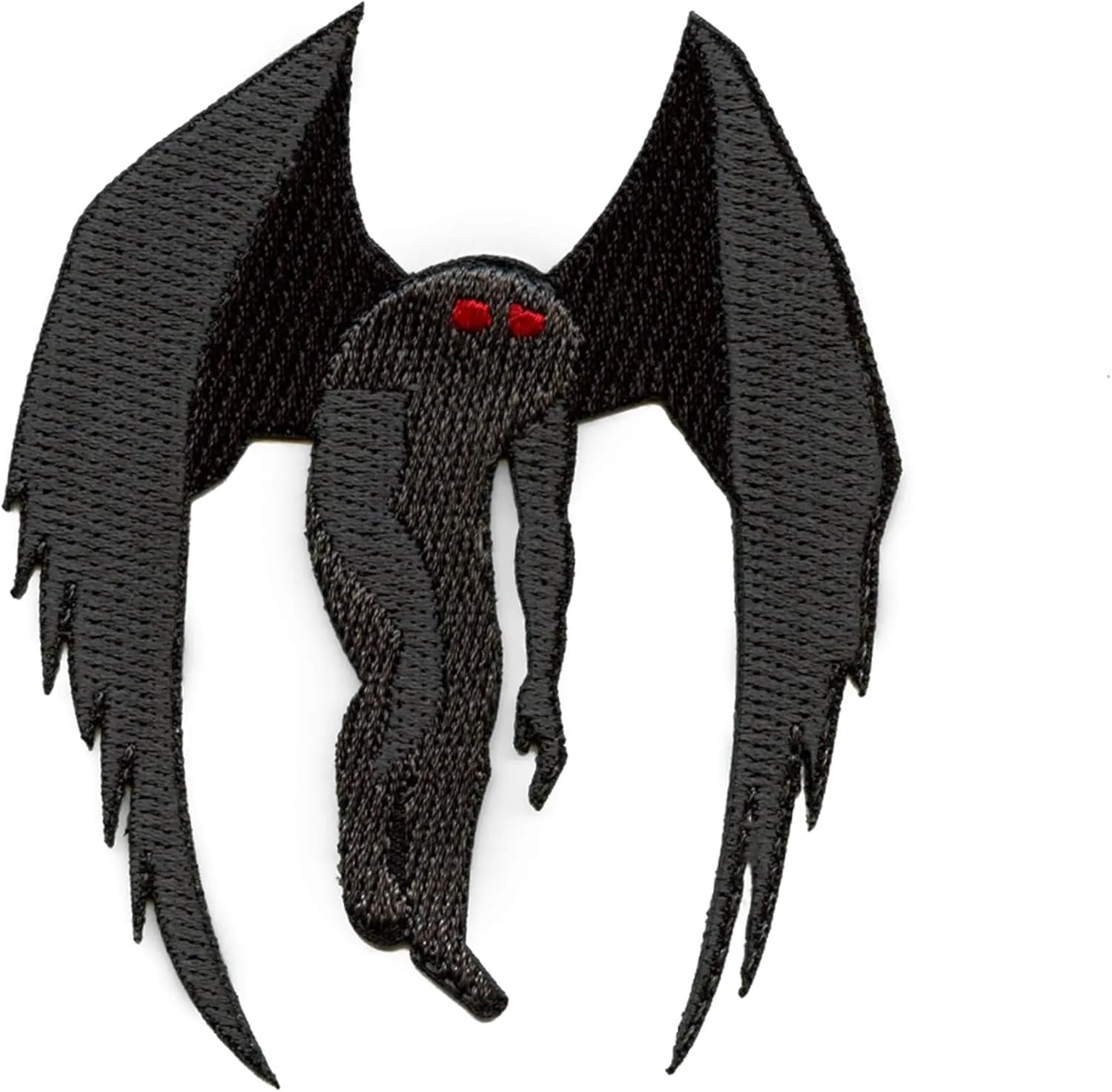 Amazon.com: Mothman Humanoid Winged Creature Patch Folklore Mythology ...
