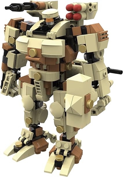 Amazon.com: MyBuild Mecha Frame Sci-Fi Series Titan Toy Building Set ...