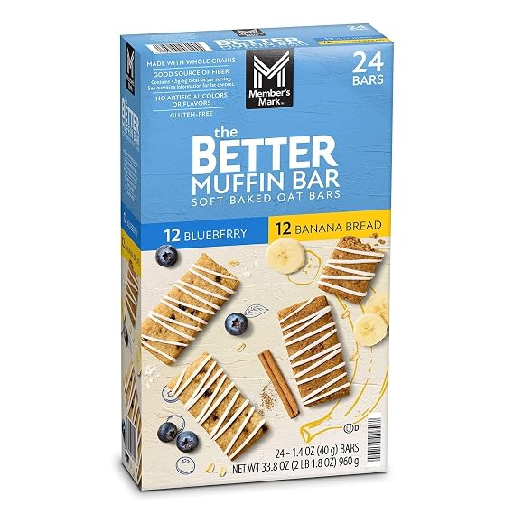 Amazon.com: Better Muffin Bar Variety Pack, 24 ct