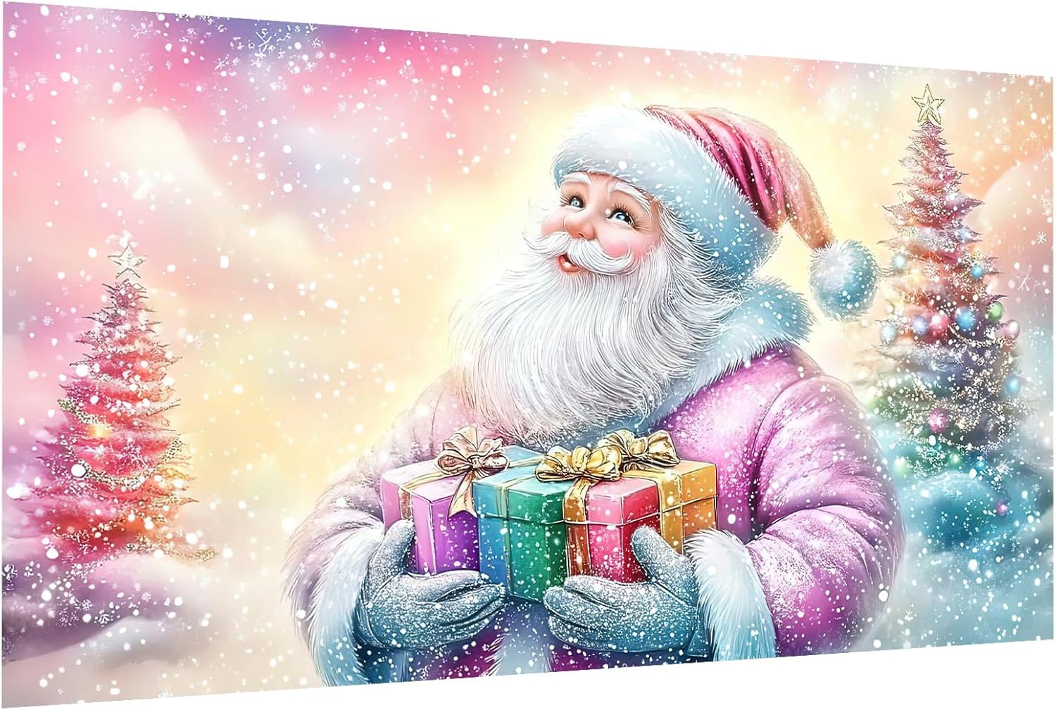 Amazon.com: HeeBenor Large Christmas Diamond Painting Kits, 5D Santa ...