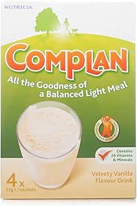 THREE PACKS of Complan Vanilla 4 x 55g Sachets : Amazon.co.uk: Health ...