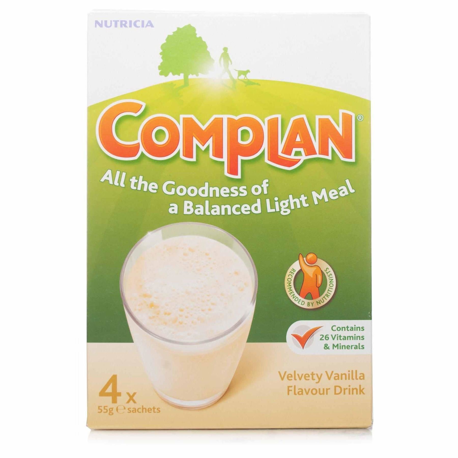 THREE PACKS of Complan Vanilla 4 x 55g Sachets : Amazon.co.uk: Health ...