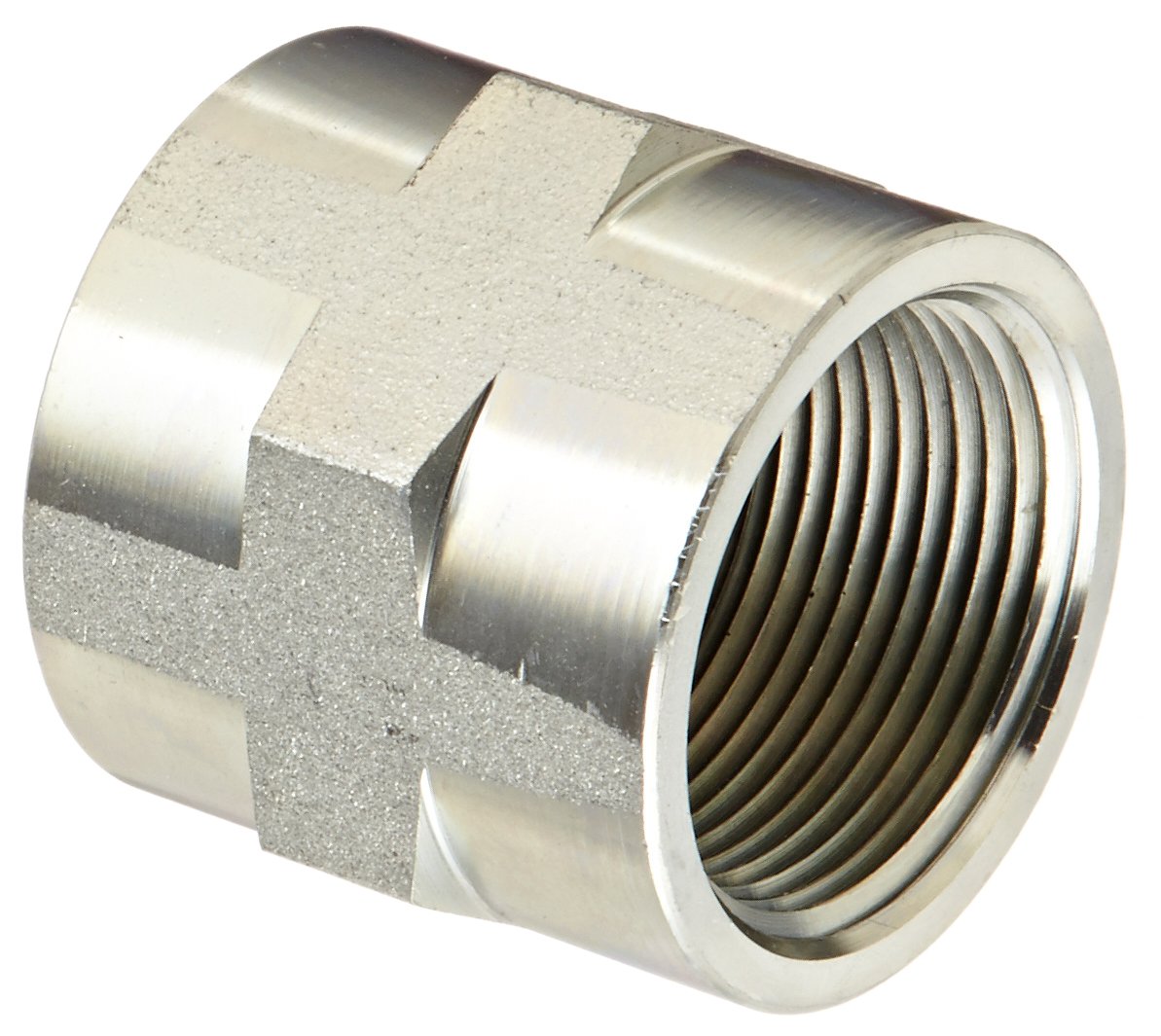 Eaton Aeroquip 2096-20S Steel Pipe Fitting, Coupling, 1-1/4" NPT Female ...