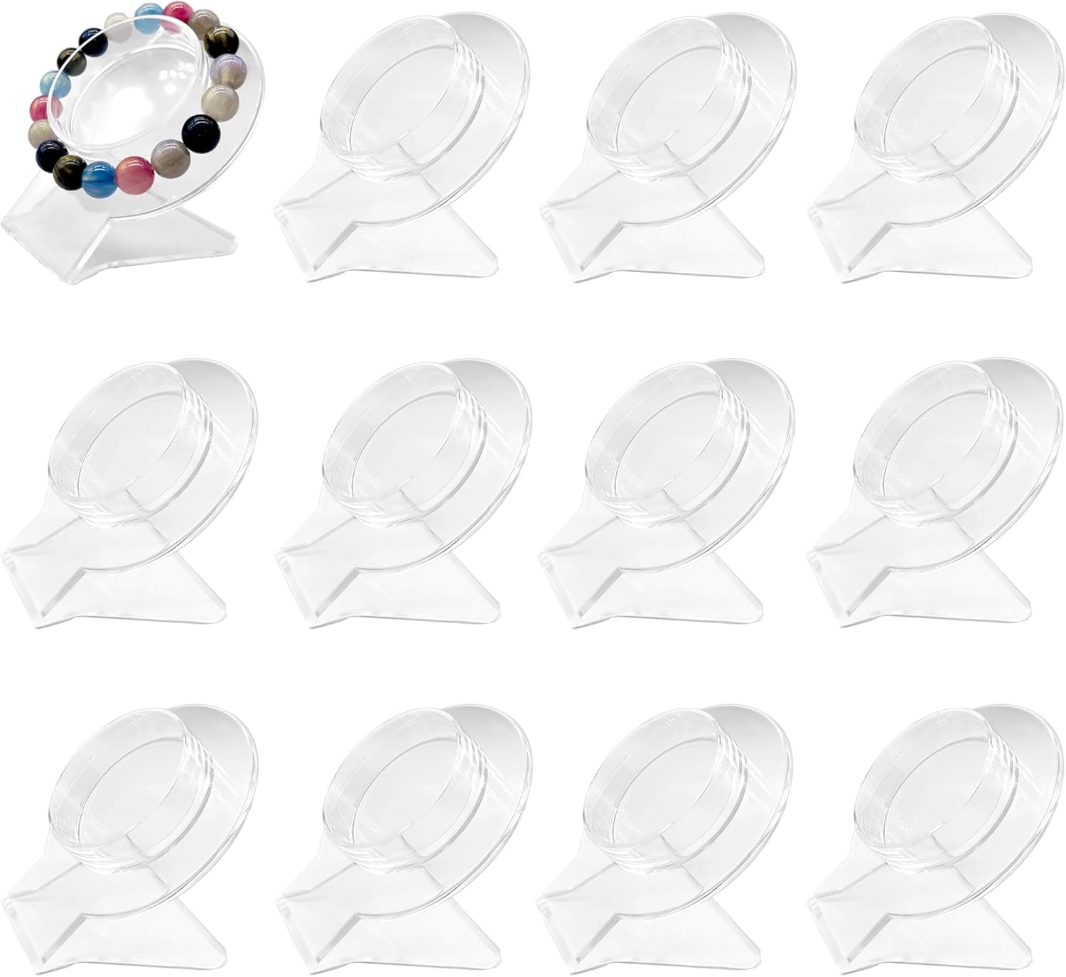 Amazon.com: MIAO YUAN 12 PCS Bracelet Display Stands,Acrylic Jewelry ...
