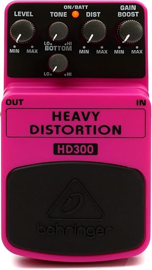 Amazon.com: Behringer HEAVY DISTORTION HD300 Heavy Metal Distortion ...