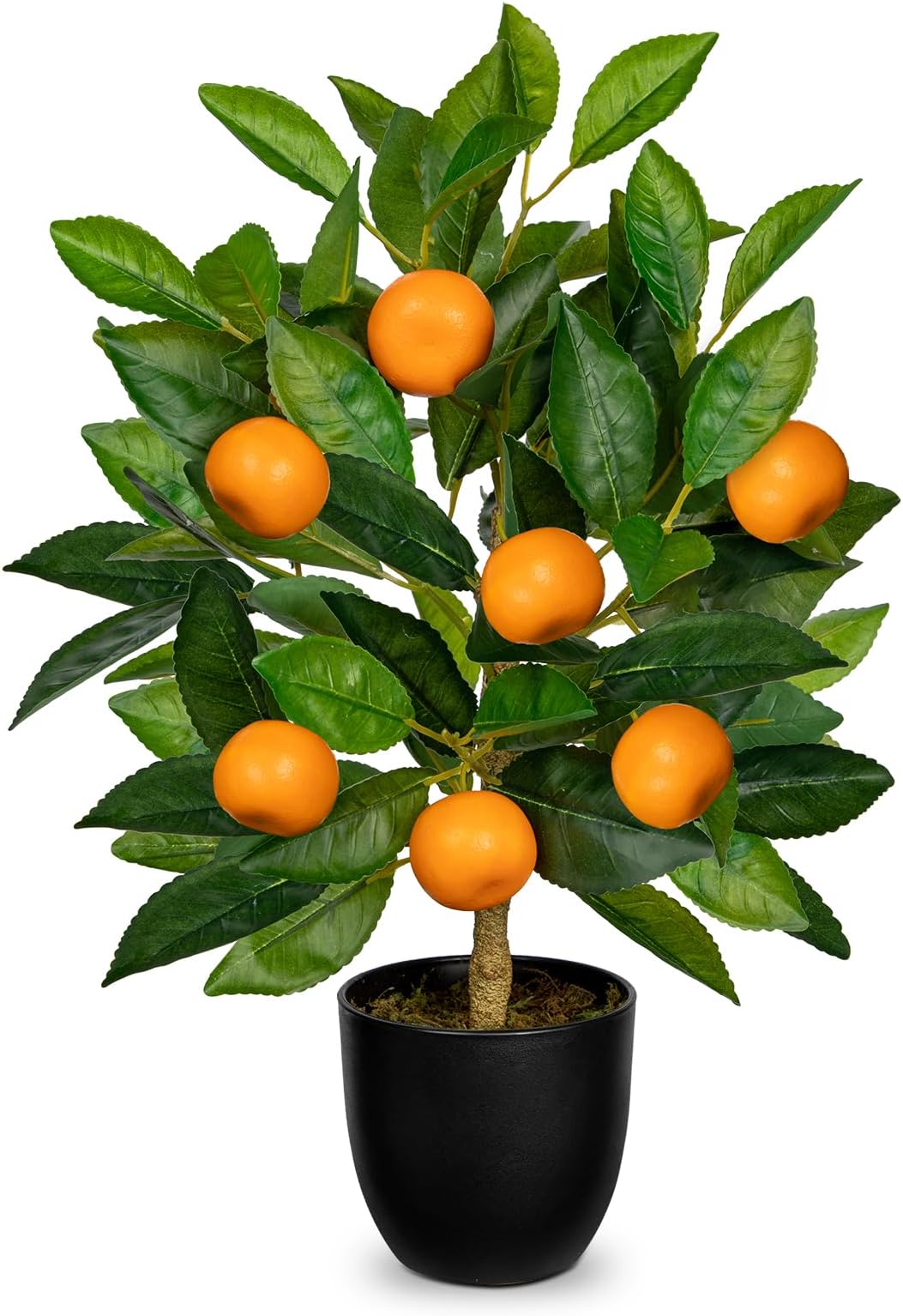 Amazon.com: Artificial Potted Plants 15.7 inches Fake Orange Tree ...
