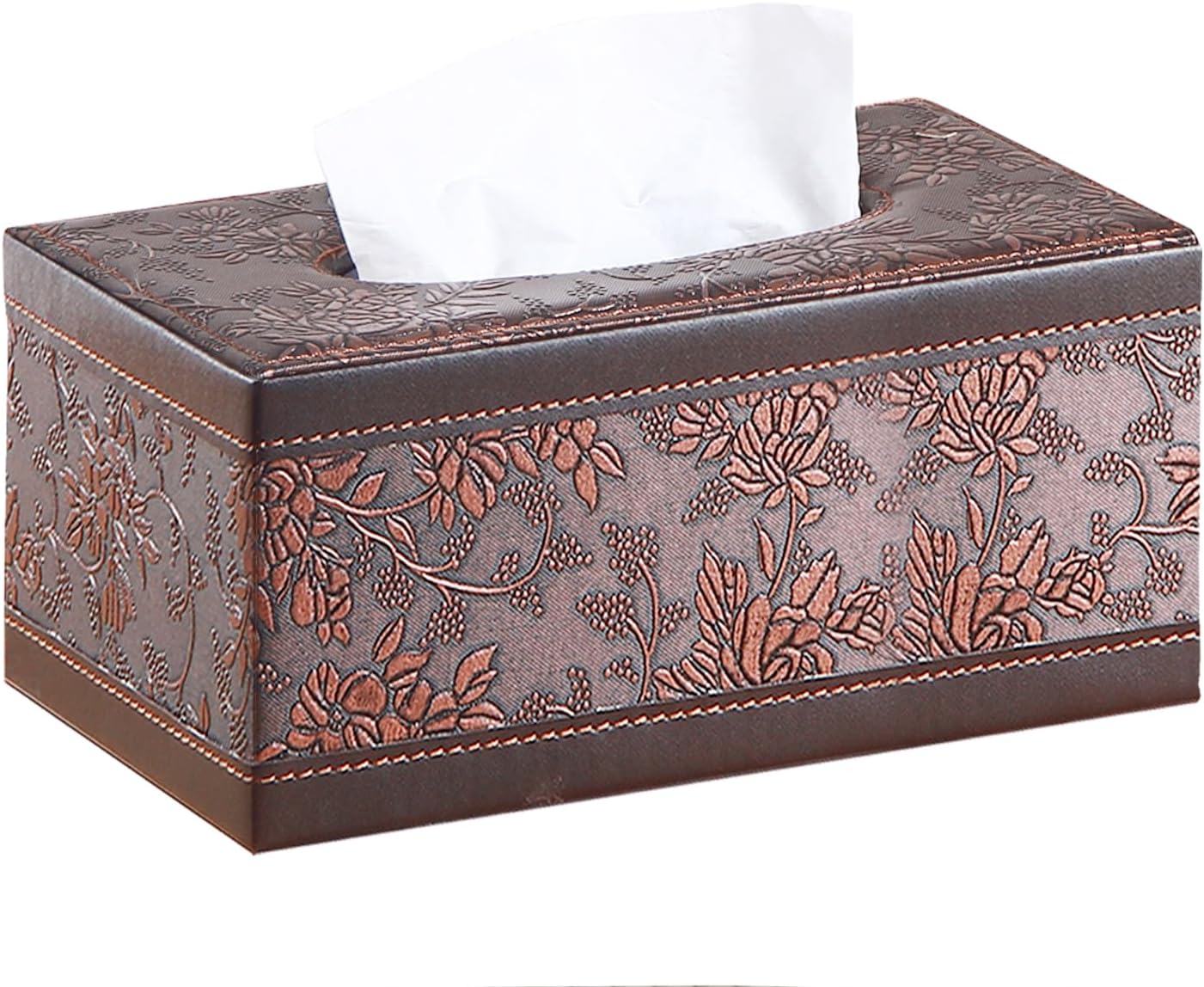 Amazon.com: Leather Tissue Box Holder - Waterproof Rectangular Tissue ...