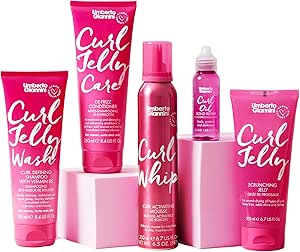 Umberto Giannini Curl Wash and Style Essentials Kit Curl Jelly, Curl ...
