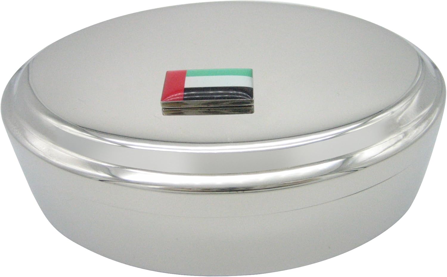Amazon.com: Kiola Designs United Arab Emirates UAE Flag Pendant Oval ...