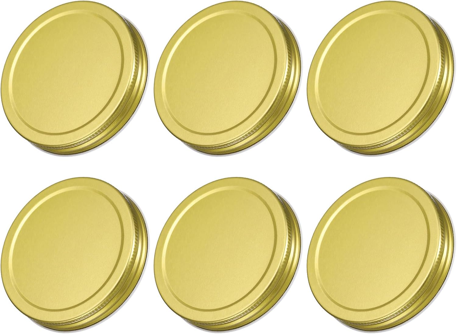 Amazon.com: uxcell 6Pcs Mason Jar Lids, 86mm/3.39" Wide Mouth Tin Plate ...