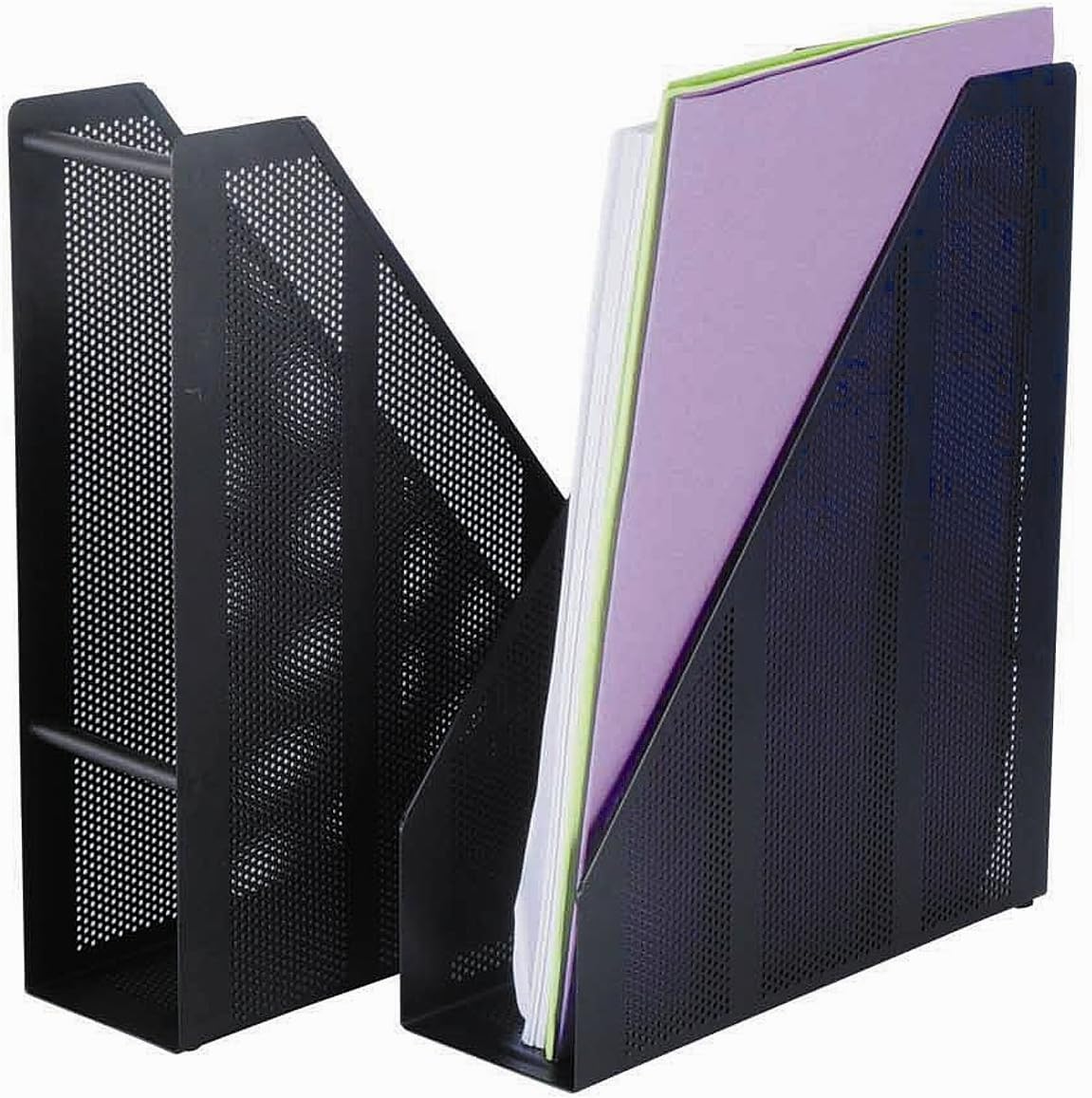 Amazon.com : Rolodex Black Punched Metal Magazine File : Office Products