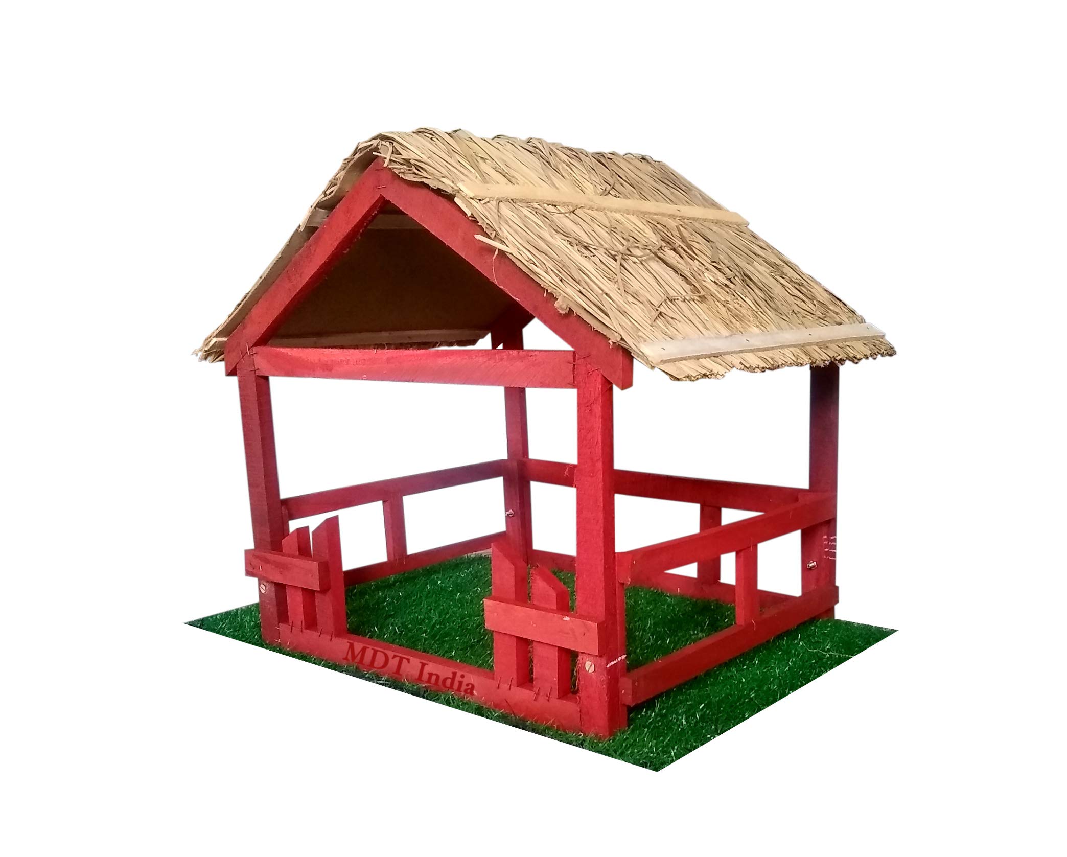 MDT India Holy Crib for Christmas Xmas Decor Foldable Wooden Frame ...