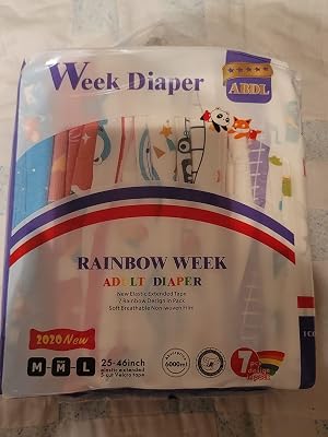 Buy Adult Diaper One time Diaper Adult Baby Diaper Lover ABDL 7 Pieces ...