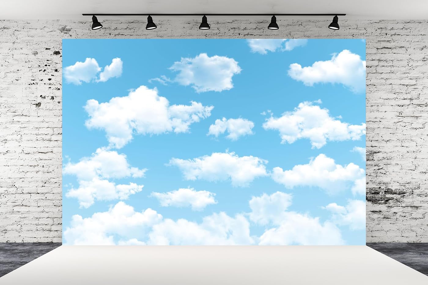 Photography Background Blue Sky White Cloud Backdrop 7x5ft - For ...