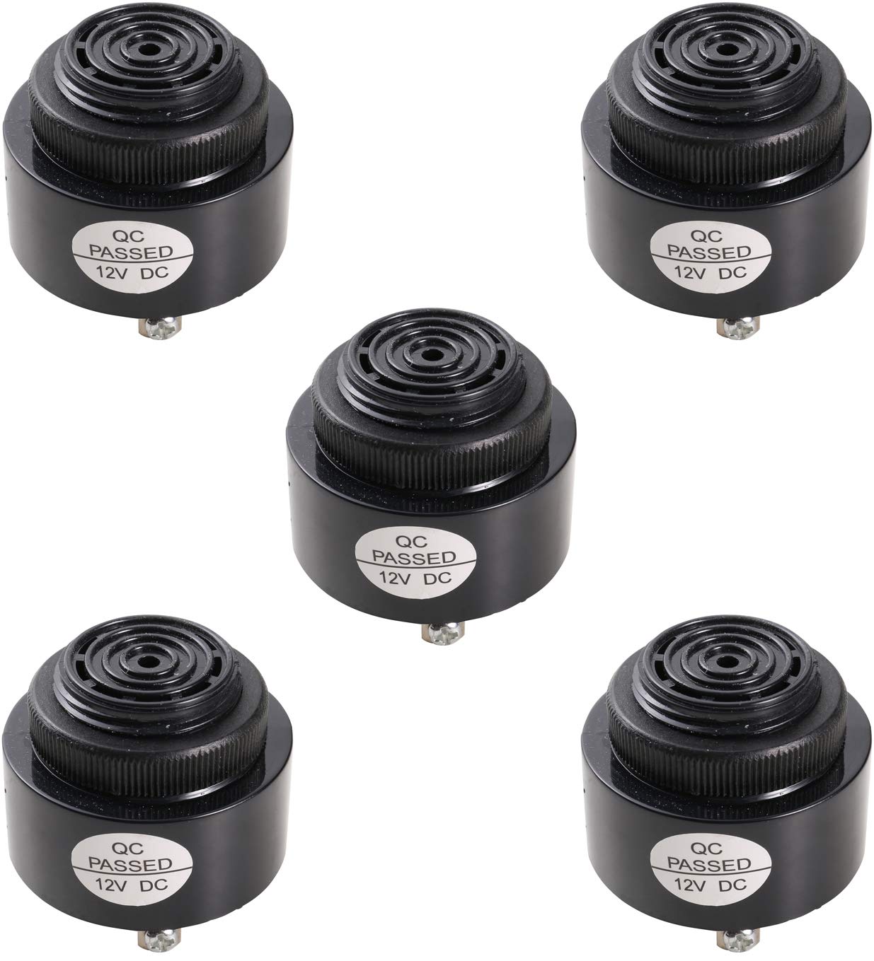 Buy UHPPOTE DC12V Active Piezo Buzzer 80dB Mini Alarm Sounder ...