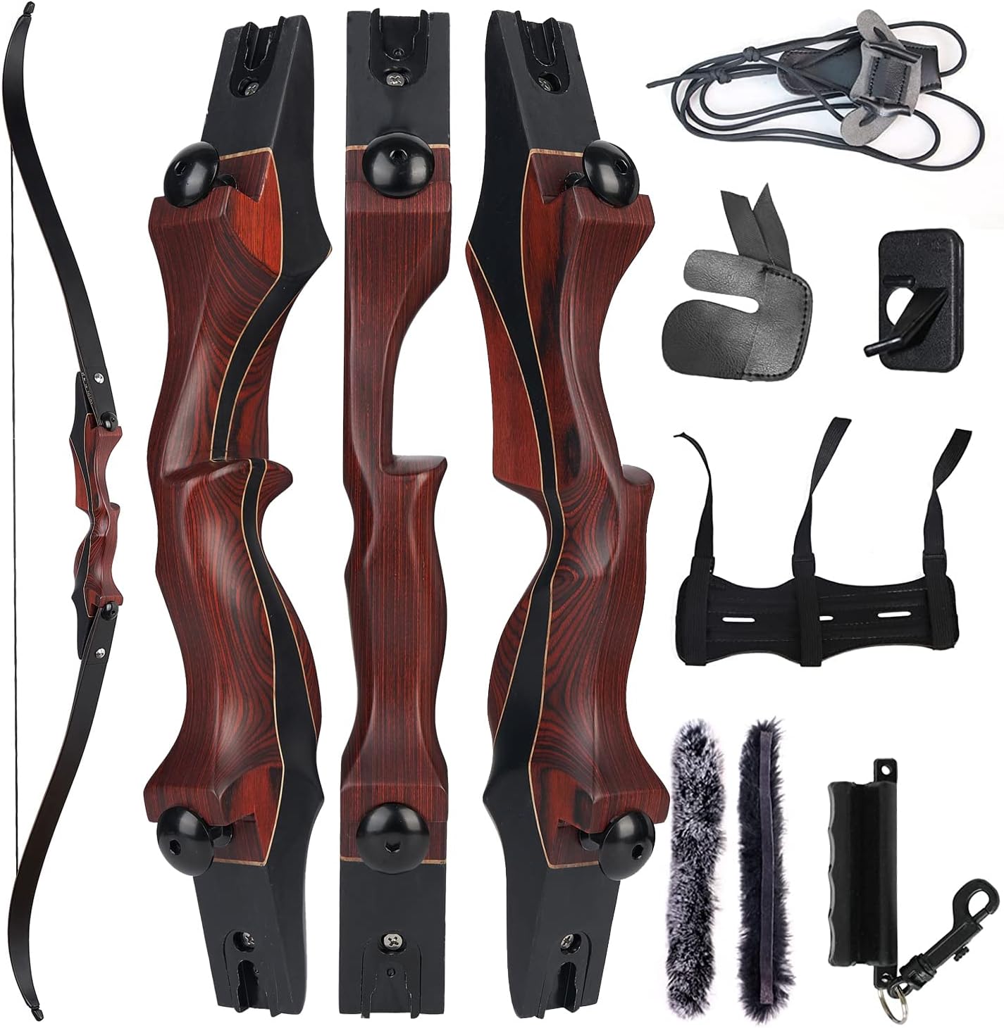 Amazon.com : TOPARCHERY Archery ILF Recurve Bow Set for Adult Youth ...
