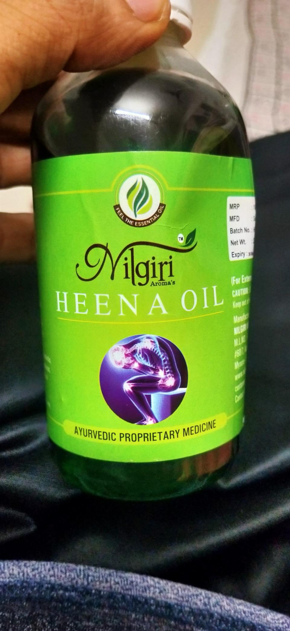 Heena Oil For Joint Pain,Headache and Muscular Cramps 200ml : Amazon.in: Health & Personal Care