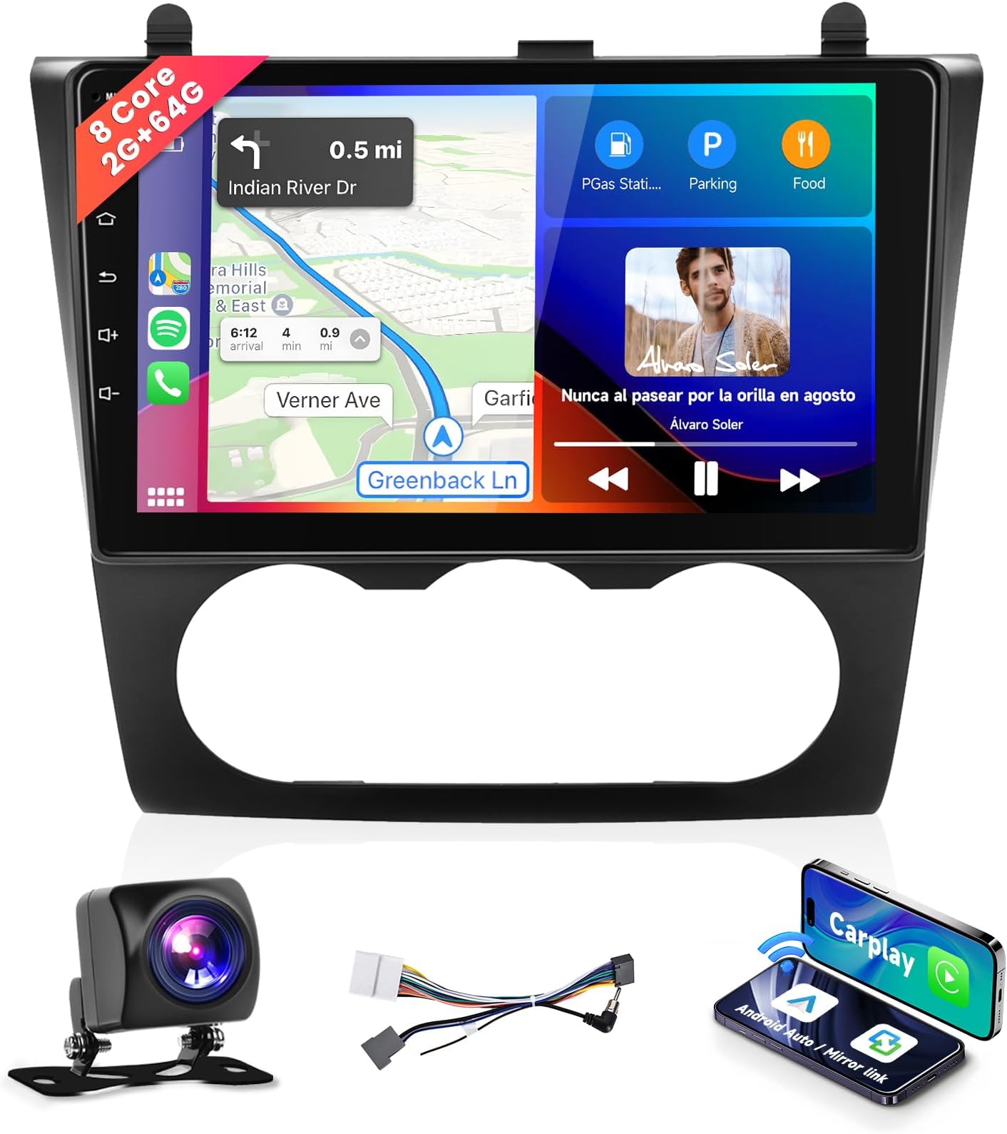 Amazon.com: 8Core 2+64G Radio for Nissan Altima 2008 2009 2010 2011 ...