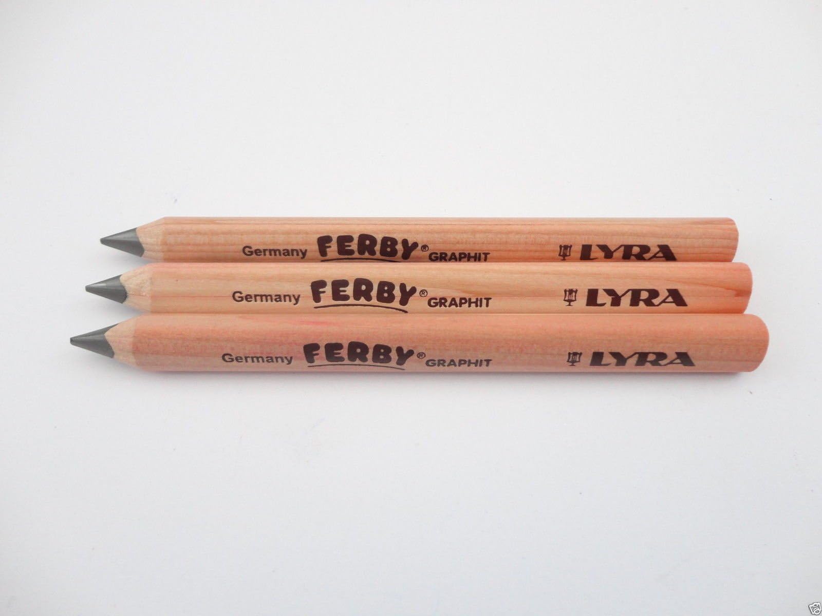 Lyra 3 x Ferby Triangular Jumbo Chunky Pencils Pre School Writing ...
