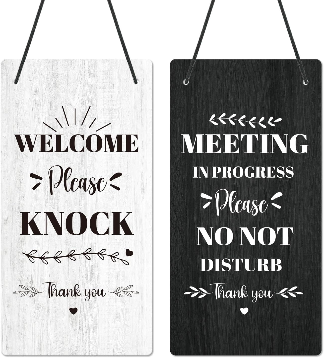 Amazon.com : Shejdgart Do Not Disturb Door Hanger Sign - Welcome Please ...