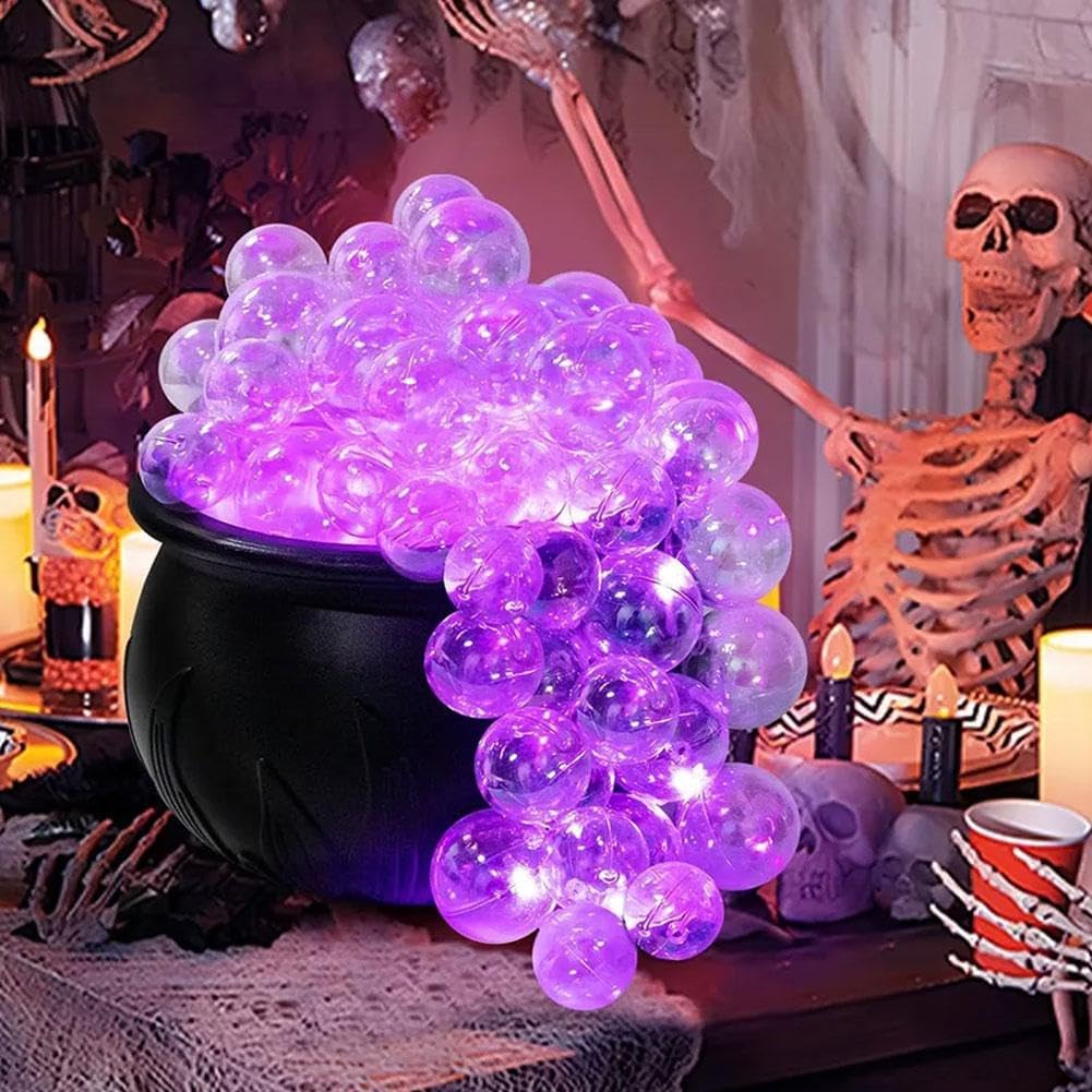Amazon.com: GINTBN Bubbling Cauldron Halloween Decorations, 2024 New ...