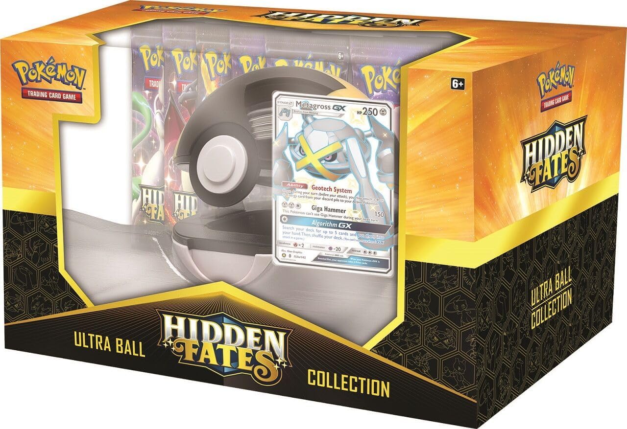 Amazon.com: Pokémon TCG: Hidden Fates Poké Ball Collection : Toys & Games