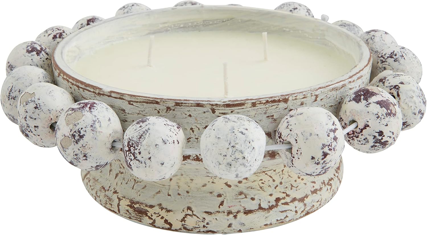 Amazon.com: Mud Pie Beaded Candle with Tassel, 2 3/4" x 6" Dia : Home ...