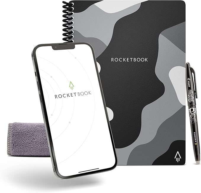 Amazon.com: Rocketbook Smart Reusable Notebook - Lined Eco-Friendly ...