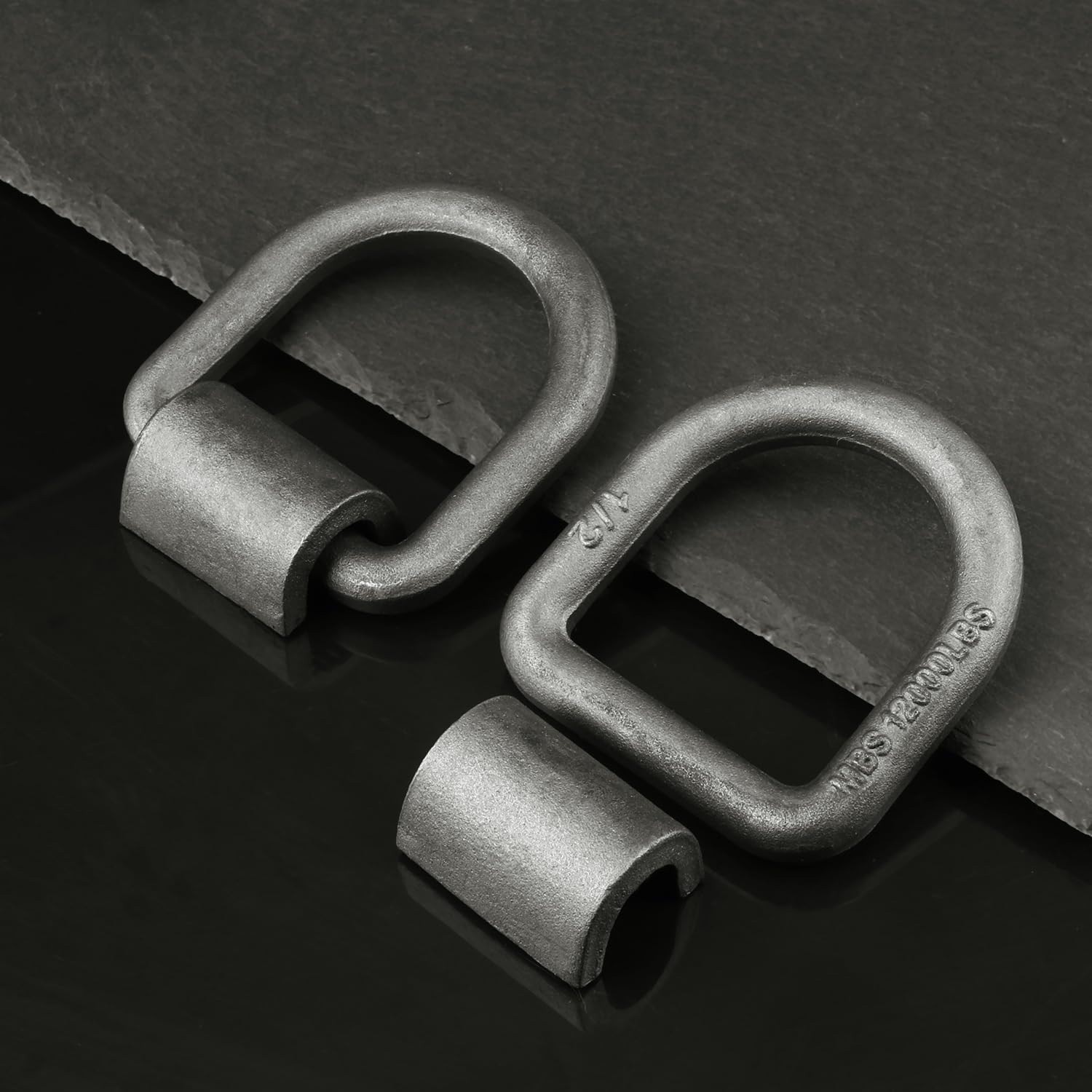 Snapklik.com : 6 Pack 1/2 Inch Weld On D Ring, D-Ring Anchor For ...