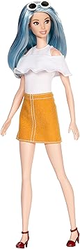 Amazon.com: Barbie Fashionistas Doll 69 Blue Beauty : Toys & Games