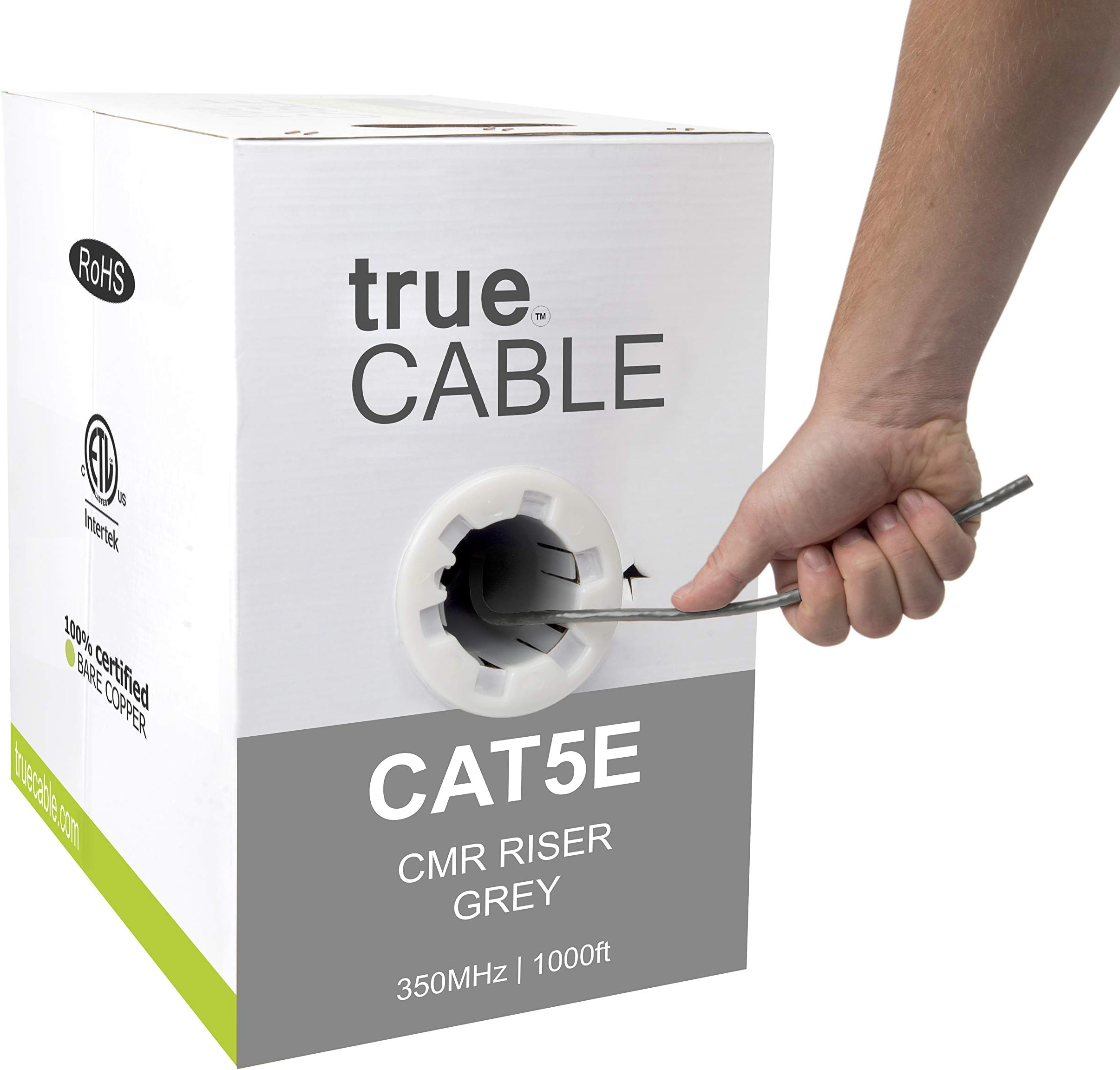 Amazon.com: Cmple - Cat5e Ethernet Cable 1000ft Gigabit Network Cat 5e ...