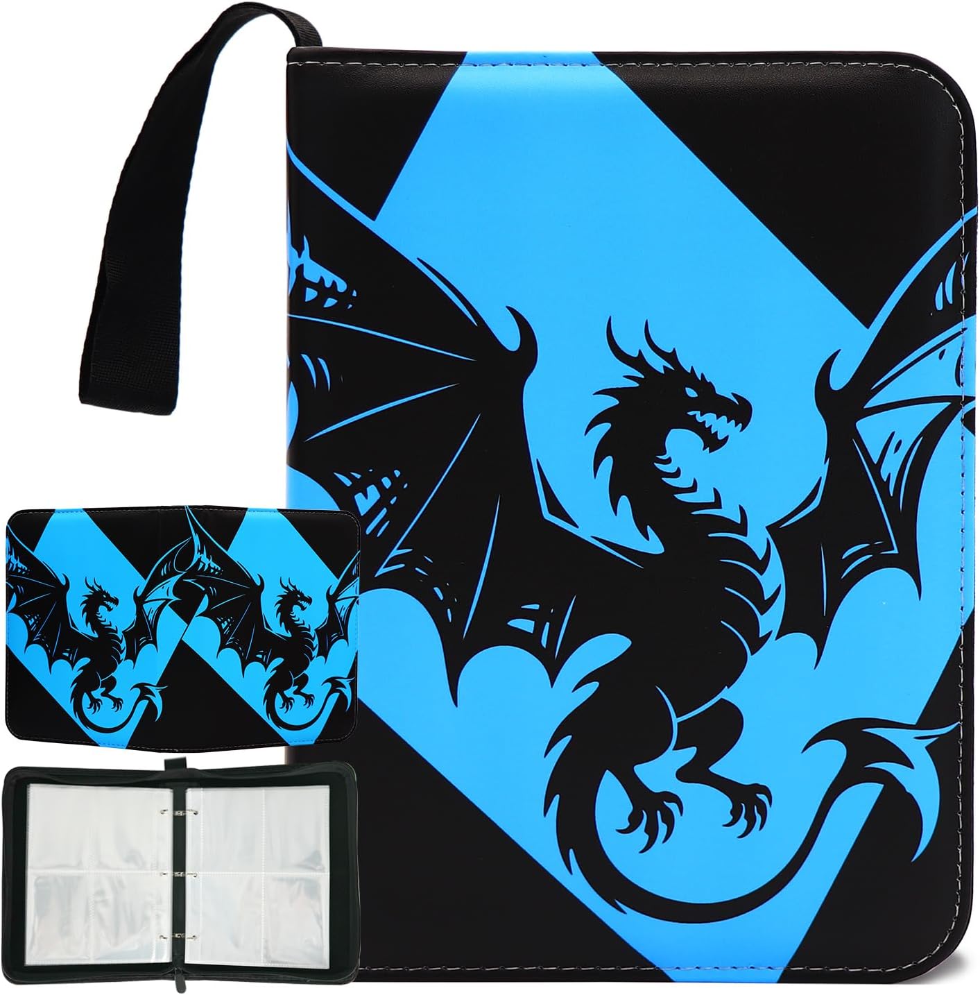 Amazon.com: Dragon Card Binder 400 Pockets Fashion Dragon Card Holder ...